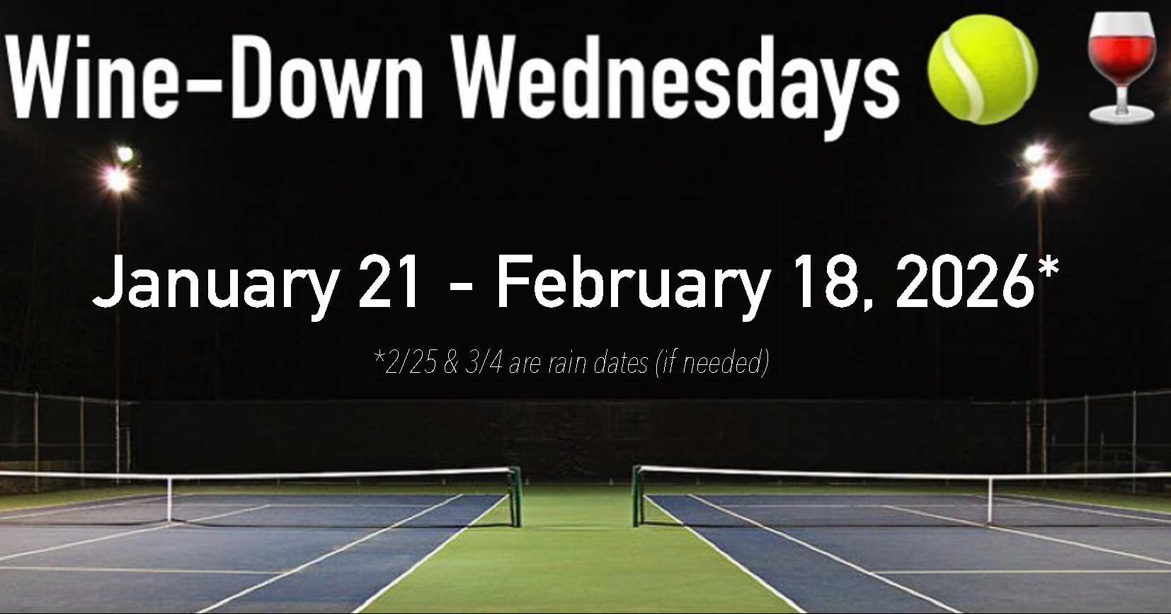 Free Agent | Wine-Down Wednesdays – TENNIS LADY